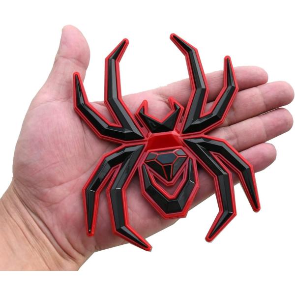 商品名1pc Custom New Spider Emblems 3D Fender Rear Door Badges Sticker Replacement for F-150 Silverado Sierra RAM Black Wid...