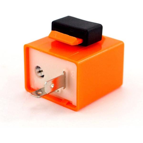 商品名Motorcycle Flasher Relay with Glue Circle,12V Speed Adjustable 2 Pin Electronic Flasher Indicator Holder for LED Turn...