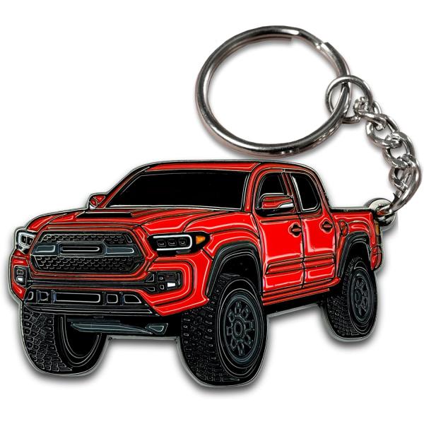 商品名FOUR WHEEL BEAST Llavero Tacoma, Rojo -, SmallFOUR WHEEL BEAST Tacoma Keychain - Tacoma Accessories 2016-2022 mods - ...