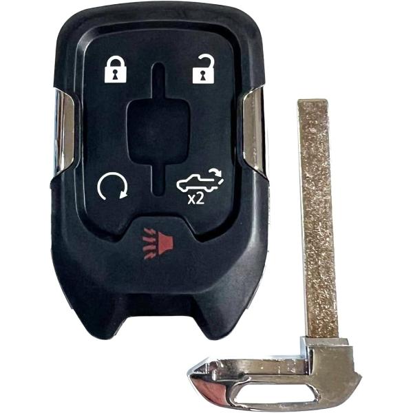商品名Extra-Partss Car Key Fob Replacement for GMC Sierra Chevy Silverado with Tailgate Smart Remote HYQ1ES 13522854 135229...