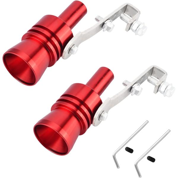 商品名Miytsya 2 PCS Turbo Sound Whistle Simulator, 4.05In x 2.32In Universal Aluminum Turbo Sound Whistle Exhaust Muffler P...