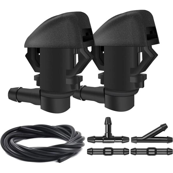 商品名Windshield Washer Nozzles Kit, Front Windshield Washer Nozzle Assembly and Fluid Hose with Connectors for Honda Pilot...