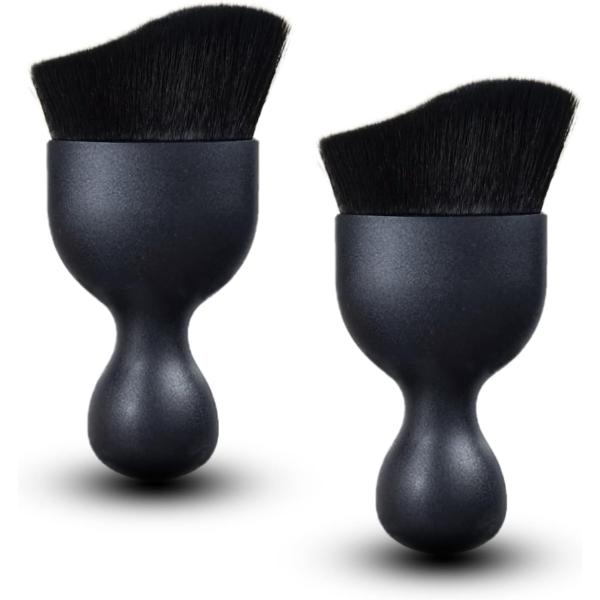 商品名Sodcay 2個 カーディテーリングブラシ 車内清掃ソフトブラシ 自動車用エアコンブラシ カーブデザイン 埃 埃 清掃ブラシ 通気口 ダッシュボード エンジン コンピューターのクリーニング用 (ブラック)Sodcay 2 PCS C...