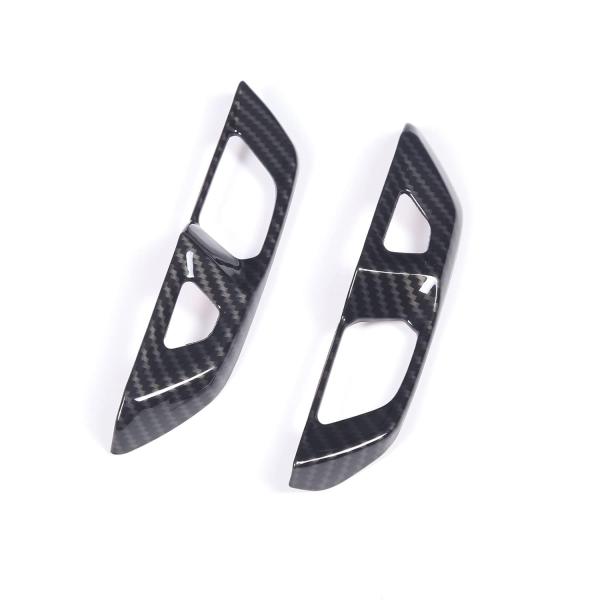 商品名Inner Door Handle Cover ABS 2PCS Compatible with Corvette C8 Stingray 2020-2023 Inner Door Lock Switch Button Frame C...