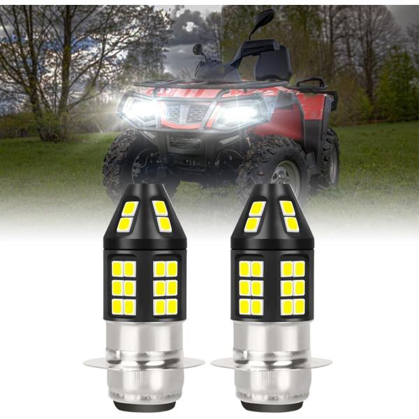 商品名LED Headlight Bulbs Fit for Honda Sportrax TRX400EX(1999-2008) P15D H6M LED Motorcycle Headlights, 1500LM Cool Replac...
