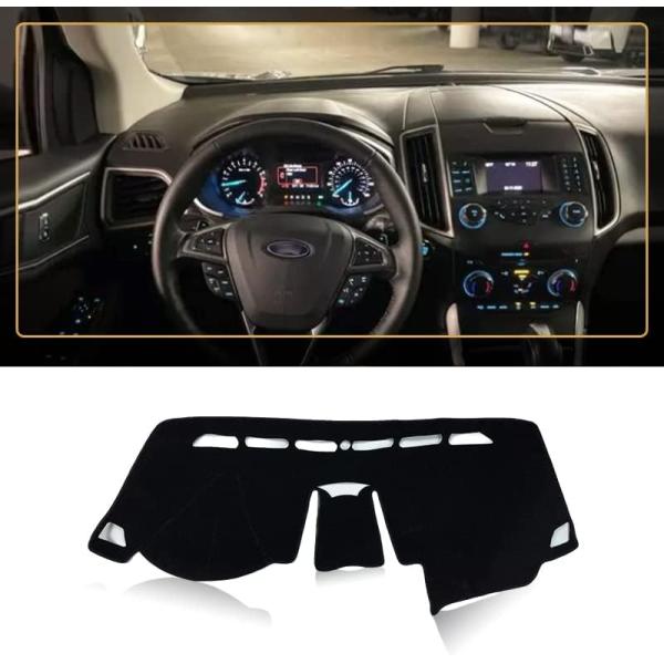 商品名Tcxdioo Custom Fit for Dashboard Cover Mat Ford Edge 2015-2022 2023 Accessories Dash Mat Flannel Nonslip Dash Cover S...