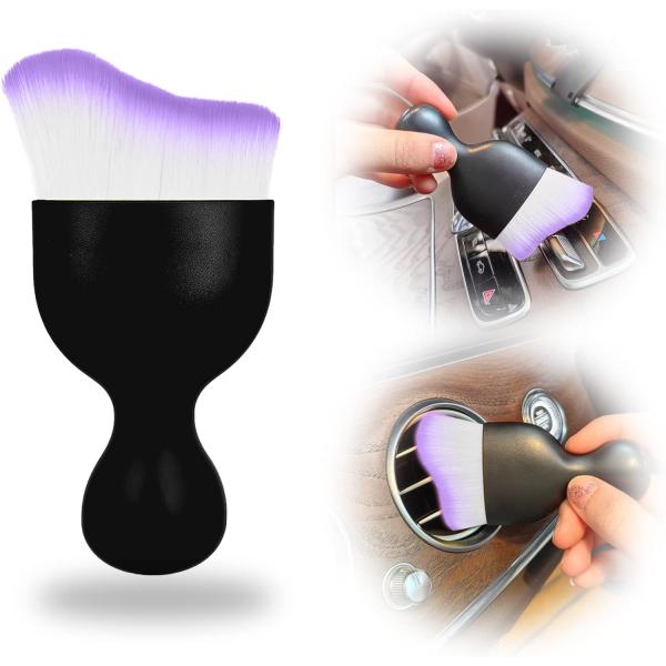 商品名1PCS Car Interior Detailing Soft Brush Detailing Interior Auto Interior Soft Hair Removal Brush Scratch Free, Cleanin...