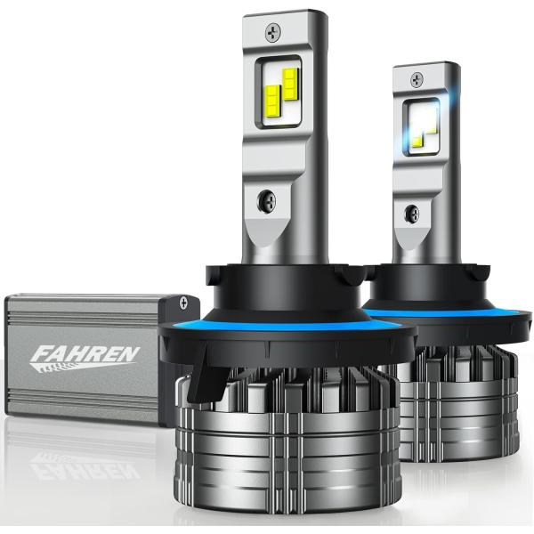 商品名Scourge 9008 LEDヘッドライト電球 500%明るい LEDヘッドライト変換キット 100W 20,000LMScourge Fahren 9008/H13 LED Fog Light Bulbs, 100W Bright...