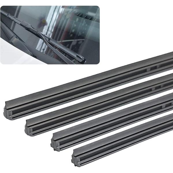 商品名yonwait Pack-4 Windshield Wiper Blades Refills, 34In Frameless Windshield Wiper Rubber Strips, Adjustable Car Windscr...