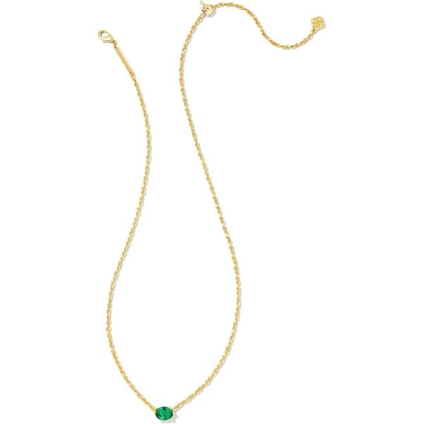 商品名Kendra Scott Cailin ペンダントネックレス ゴールド グリーン クリスタル ワンサイズ, One SizeKendra Scott Cailin Pendant Necklace Gold Green Crystal...