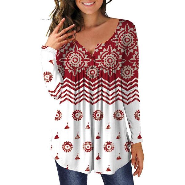 商品名Tops for Women Casual Summer Loose fit Womens Long Tshirts Workout Tops for Women V Neck T Shirts for Women Leopard P...