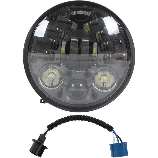 商品名Aramox Motorcycle LED Headlamp, 5.75in Motorcycle LED Headlight Assembly 6000K White Light 3000LM Heat Sinking Waterp...