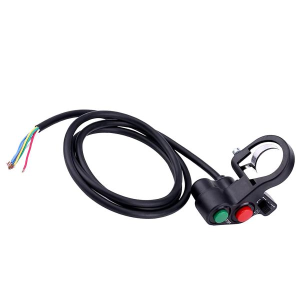 商品名Motorcycle Turn Signal Switch, 22mm(7/8inch) Motorcycle Handlebar Switch Headlight Turn Signal Light Horn On Off Push...