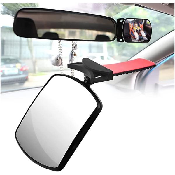 商品名Baby Car Interior Rearview Mirror, Special Mirrors For Observing The Rear Row, Convex Wide Angle HD Clear Baby Child ...