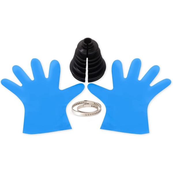 商品名CVS18 Universal Split Constant Velocity Gaiter, Universal CV Boot Kit Split Joint Gaiter Stretchable Replacement Car ...