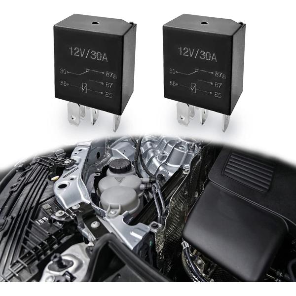 商品名2PCS 5 Pin 12V 30A Relay, Multi-Purpose Heavy Duty Electrical Relays, Automotive Relay, Car Starter Switch Relays, Hi...
