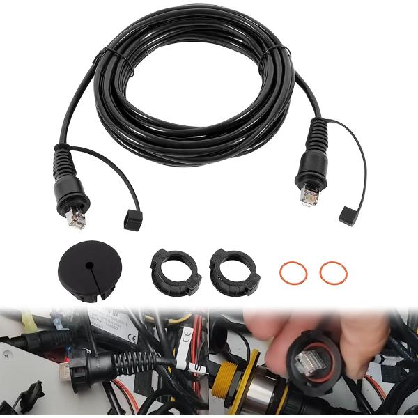 商品名yourour 20フィート GMS 10ケーブル マリンRJ45用yourour 010-10551-00 Marine Network Cable,GMS 10 Cable 20 Feet with Split Connector...