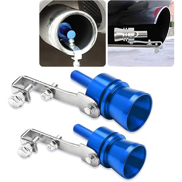 商品名neynavy 2 PCS Aluminum Turbo Sound Whistle Simulator, Car Tailpipe Whistle Muffler, Car Blow Off Valve Tip Imitation ...