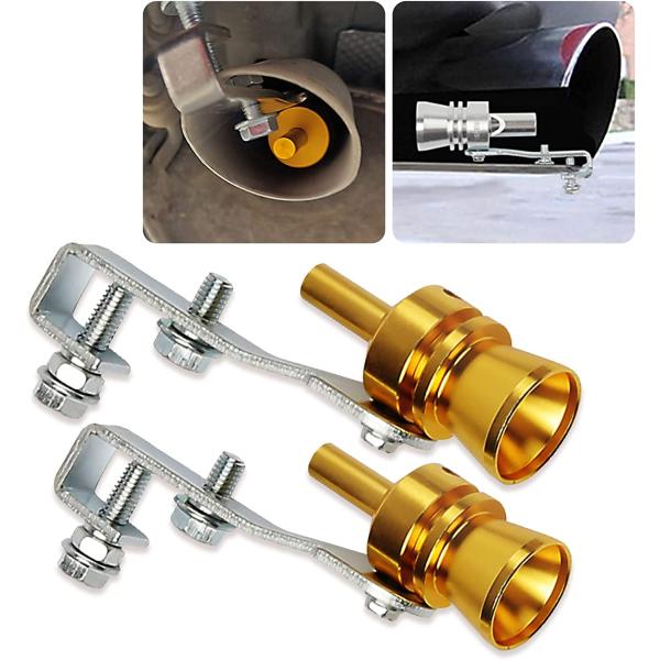 商品名neynavy 2 PCS Aluminum Turbo Sound Whistle Simulator, Car Tailpipe Whistle Muffler, Car Blow Off Valve Tip Imitation ...