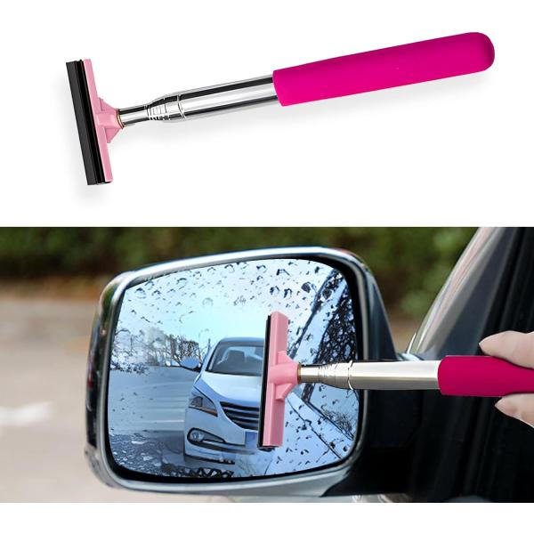 商品名Patonu Car Rearview Mirror Wiper, Telescopic bracket manual Auto Mirror Squeegee Cleaner,38.6 inch Car Glass Removal ...