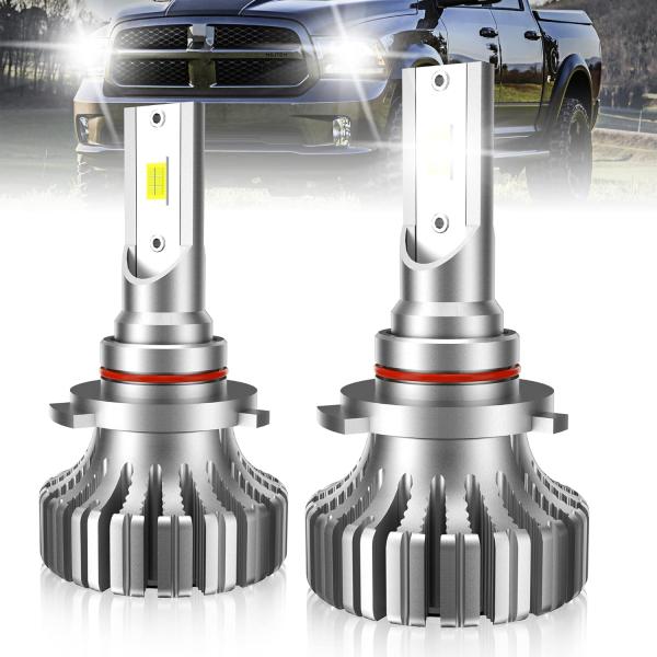 商品名TXBILMOO Led Bulbs Fit For 2009-2022 Dodge Ram 1500 2500 3500, 9005/HB3 XtraVision 100W 6000K Cool White, Pack of 2ブラ...