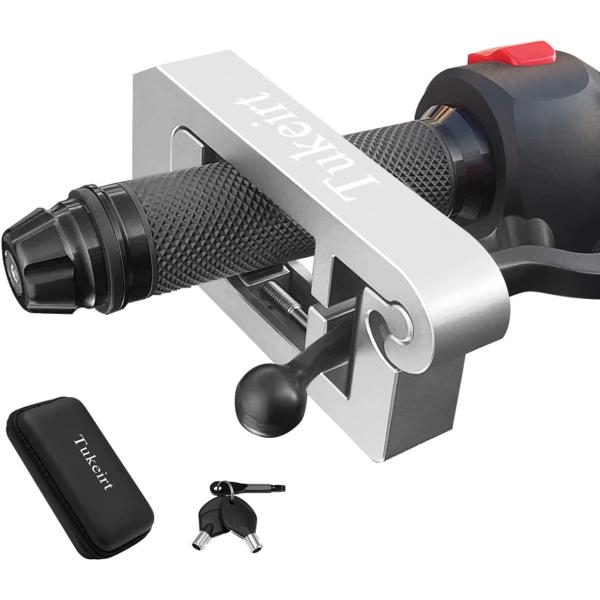 商品名Tukeirt Motorcycle Lock - Adjustable Anti Theft for Motorcycles Mopeds Motorbikes Scooters ATVs Dirt Bike Street Bike...