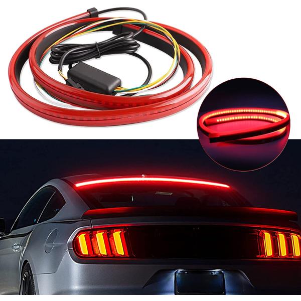 商品名neynavy 1 PC LED Third Brake Light Strip, 35 Inch Universal Red 3rd Car Brake Light Strip, Flexible High Mount Stop L...