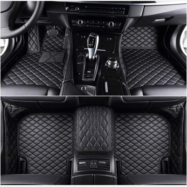 商品名Aiducreaon Customize Front &amp; Rear &amp; Third Row Floor Mats for Car SUV &amp; Truck, All Weather Floor Protectio...