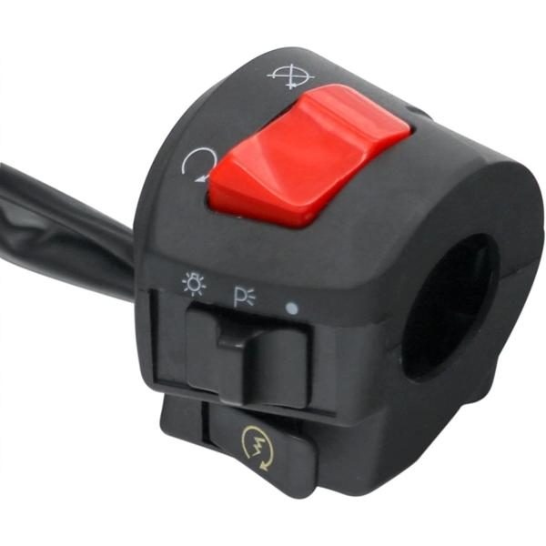 商品名Handlebar Switch Motorcycle Handle Bar Left Right Switches Horn Turn Signal Headlight Electric Start Handlebar Contro...