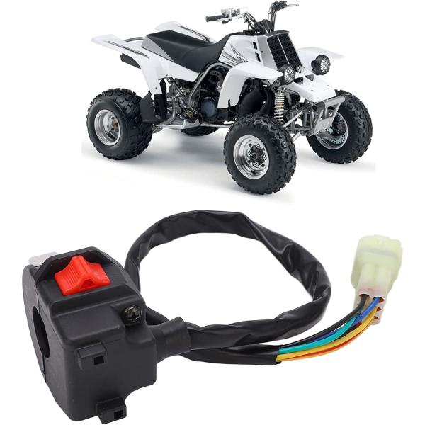 商品名Motorcycle Handlebar Switch, Plastic Waterproof ATV Left Side Handle Bar Switch Toggle Switch Replacement for 350 YFZ...