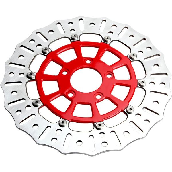 商品名11.5-inch perforated brake discs Harley motorcycle modified brake disc multi-color optional strong wear resistanceブラン...