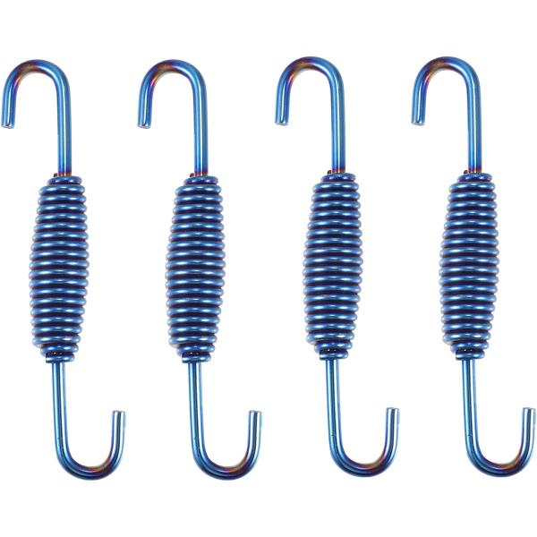 商品名X AUTOHAUX 4 Pcs Motorcycles Universal Exhaust Pipe Spring 68mm 2.68"" Stainless Steel Exhaust Pipe Spring Hook Modif...