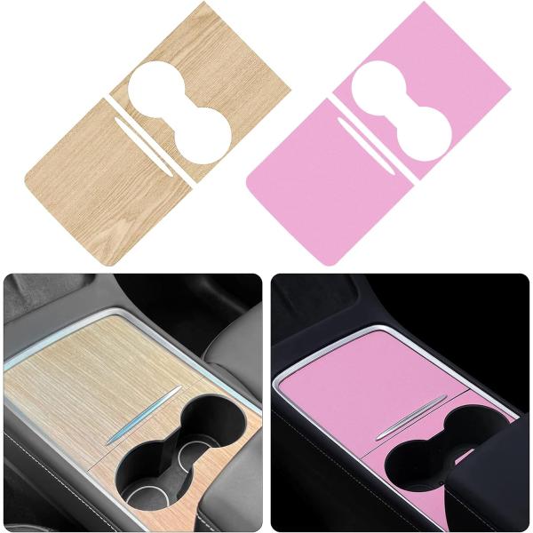 商品名ONKENTET 2 Pack Center Console Wrap Panel Sticker Compatible with Tesla Model 3 / Model Y 2023 2022 2021 Central Cont...