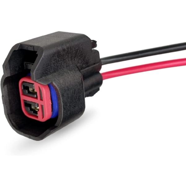 商品名Yonput 1個 EV6 EV14 インジェクターコネクター ワイヤー付き 標準モーター製品 燃料インジェクターコネクター ほとんどの車に対応 (ブラック)Yonput 1 PC EV6 EV14 Injector Connecto...