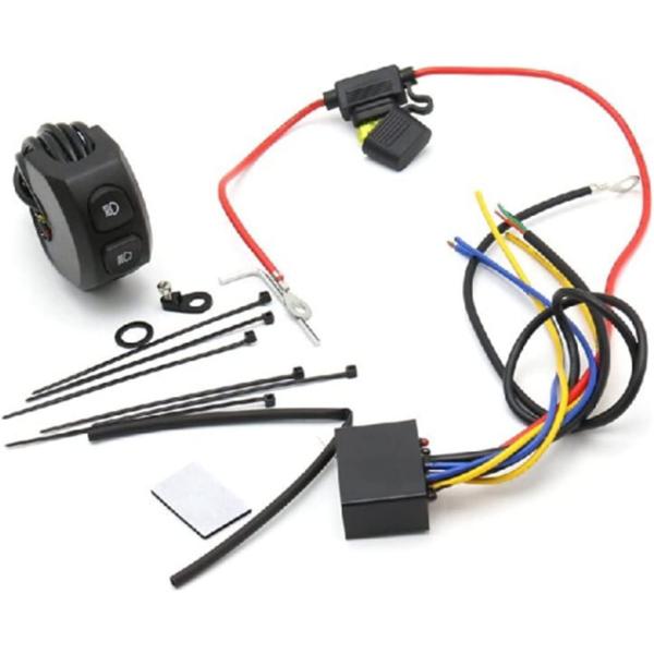 商品名Handlebar Switch Motorcycle Handle Fog Light Switch Control Relay Replacement for R1200GS R1250GS F850GS F750GS ADV A...