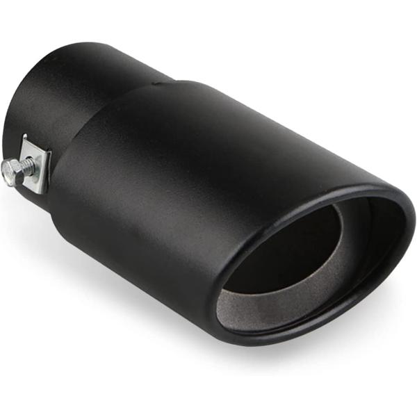 商品名Miytsya 1 PC Car Exhaust Tip, 2.48"" Inlet 3.34"" Outlet 5.5"" Overall Length Stainless Steel Exhaust Tips, Universal...