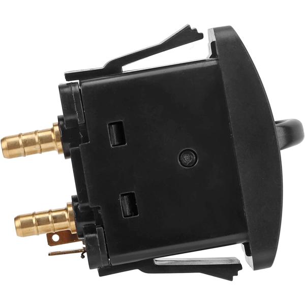 商品名DAUERHAFT Seat Paddle Valve Control, ON Off ON Electric Manual ABS Black Universal Push Type Cab Air Spring Activatio...