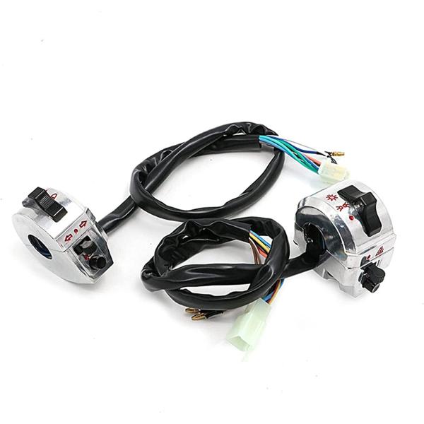 商品名Handlebar Switch 22mm 7/8"" Universal Motorcycle Handle Bar Left Right Switches Indicator Horn Turn Signal Control fo...