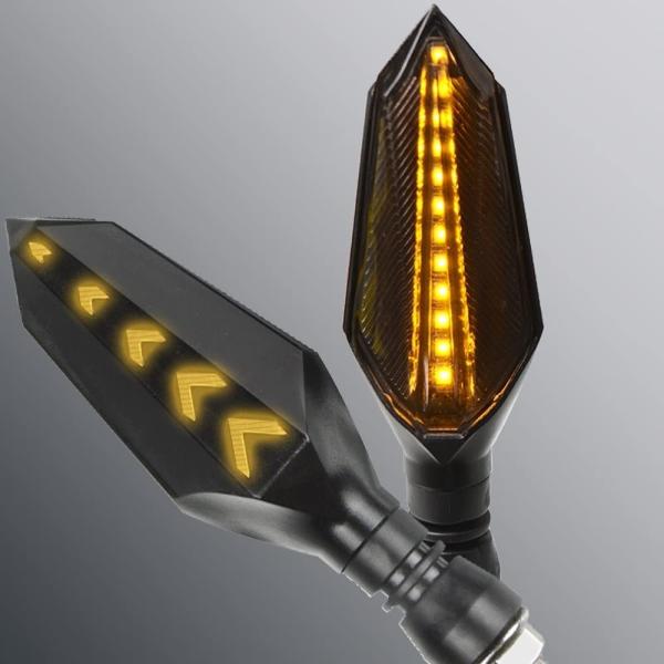 商品名Motorcycle turn lights Motorcycle Turn Signal Light Indicator Flasher Amber Blinker Lamp Light For KAWASAKI Z250 Z300...