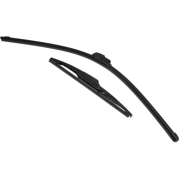 商品名X AUTOHAUX 2 Pcs Front Rear Windscreen Wiper Blades Set for Toyota Aygo AB10 2005-2014 for Peugeot 107 2005-2014 for ...