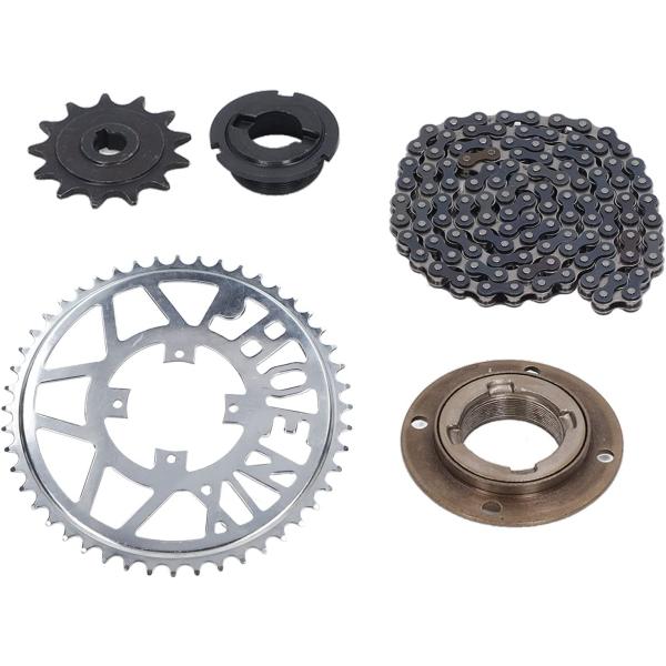 商品名Motorcycle Conversion Chain Kit, Sprocket Flywheel Connector Chain Kit Inner Hole 11MM Practical Steel for ATVsブランド：D...