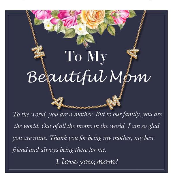 商品名CANDYFANCY ママネックレス レディース シルバー マザーズネックレス お母さんへのギフト 上品なペンダントネックレス, キュービックジルコニア, キュービックジルコニアCANDYFANCY Mama Necklace for...