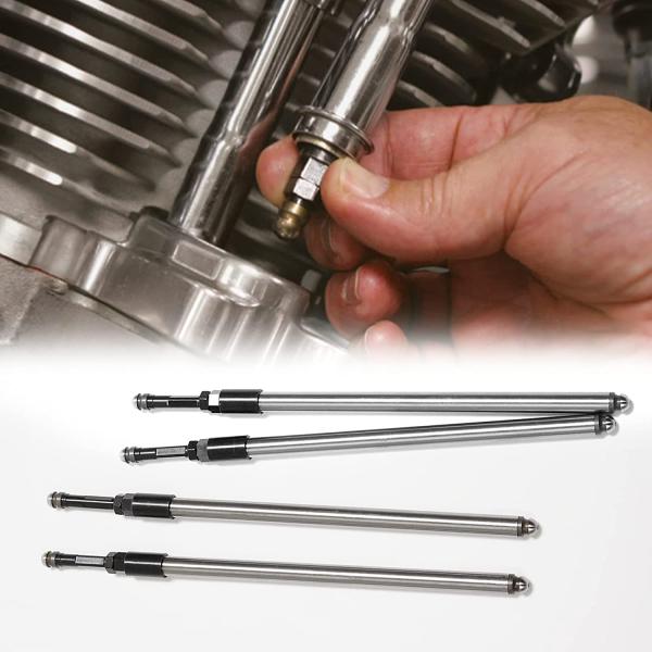 商品名93-5120 Quickee Adjustable Pushrods Kits Fits For Harley-Davidson Evo Evolution Motors Big Twin Engines Dyna FXST 198...
