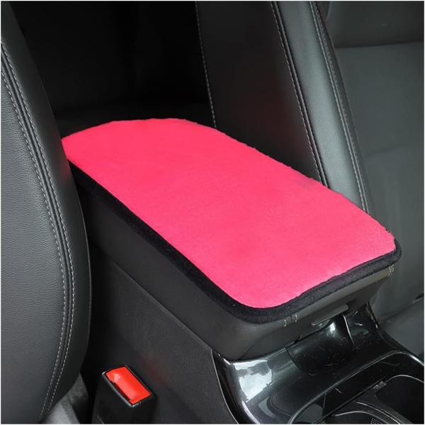 商品名zipelo ふわふわ カーセンターコンソールカバー アームレストシートボックスプロテクター ファーマット ソフト ファーマット ソフト ファー アームレスト ボックス クッションパッド ユニバーサルカーインテリアアクセサリー ほとん...