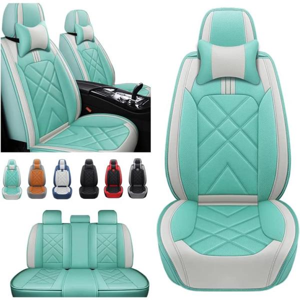 商品名ROBECCHI Car Seat Covers Fit for Mercedes-Benz S-Class 5 Seat Car Seat Cover,No-Slip Waterproof Breathable Faux Leath...