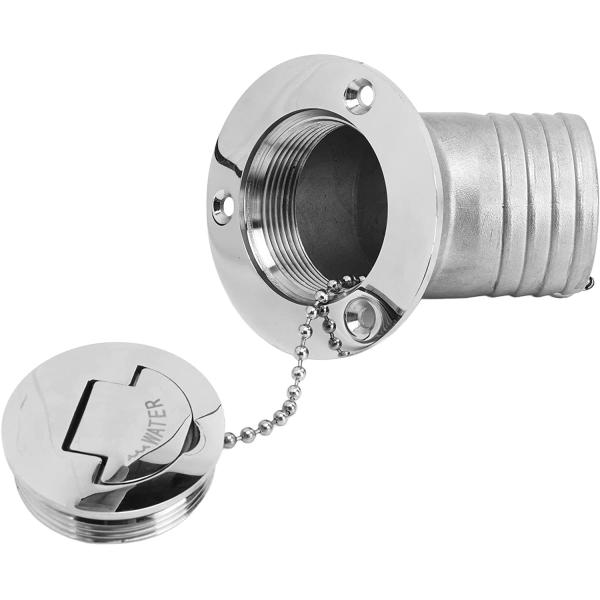 商品名Deck Fill Part, Boat Filler 45° Easy Filling Keyless Cap for Marine(WATER)ブランド：DAUERHAFT商品サイズ：default高さ：7 cm横幅：9 cm奥行...