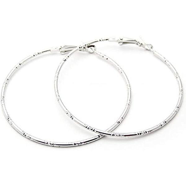 商品名Big Circle Earring Jewelry Accessories Large Circle Round Bow Earrings for Women Convenient and practicalブランド：Generic...