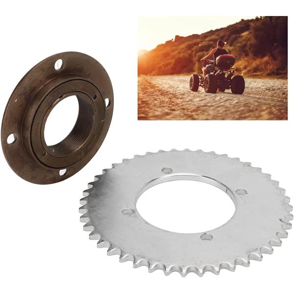 商品名plplaaobo 4 Hole Toothless Freewheel, T8F 44T Rear Chain Sprocket Kit Stable Performance Good Toughness 44T Chain Spr...
