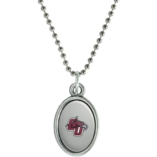 商品名Cumberland University Secondary Logo Antiqued Oval Charm Pendant with Chainブランド：GRAPHICS &amp; MORE商品サイズ：One Size高さ：0...