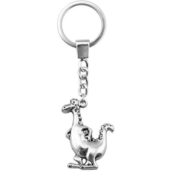 商品名FZZDP Antique Silver Color 43x28mm Cute Dinosaur Pendant Keyring Souvenirs Backpack Accessoriesブランド：商品サイズ：1商品番号：色：As ...
